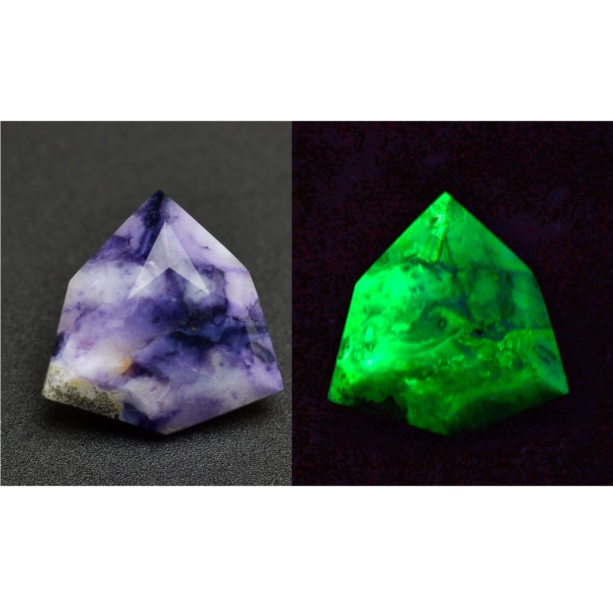 UV Fluorescent Gemstones | Gemological Collections