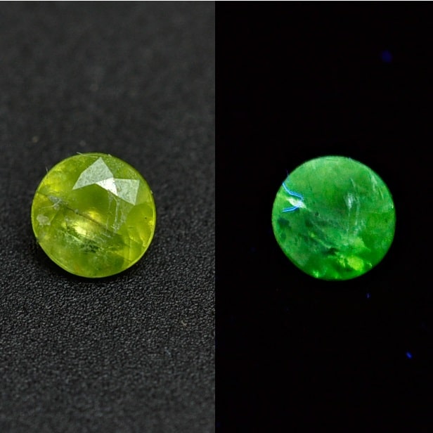 UV Fluorescent Gemstones - Gemological Collections