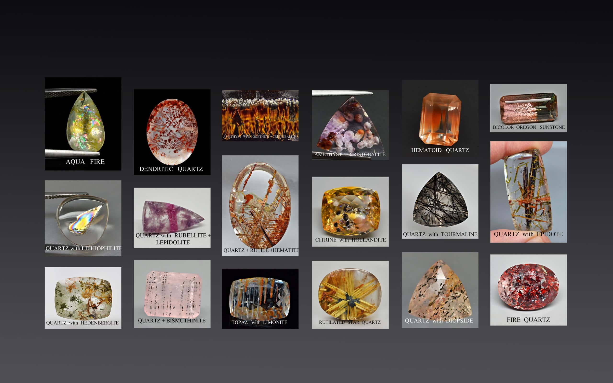 Flyer #6 Gems with Inclusions | Gemological Collections